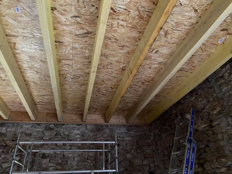 Réalisation et pose de solivage à Lalinde