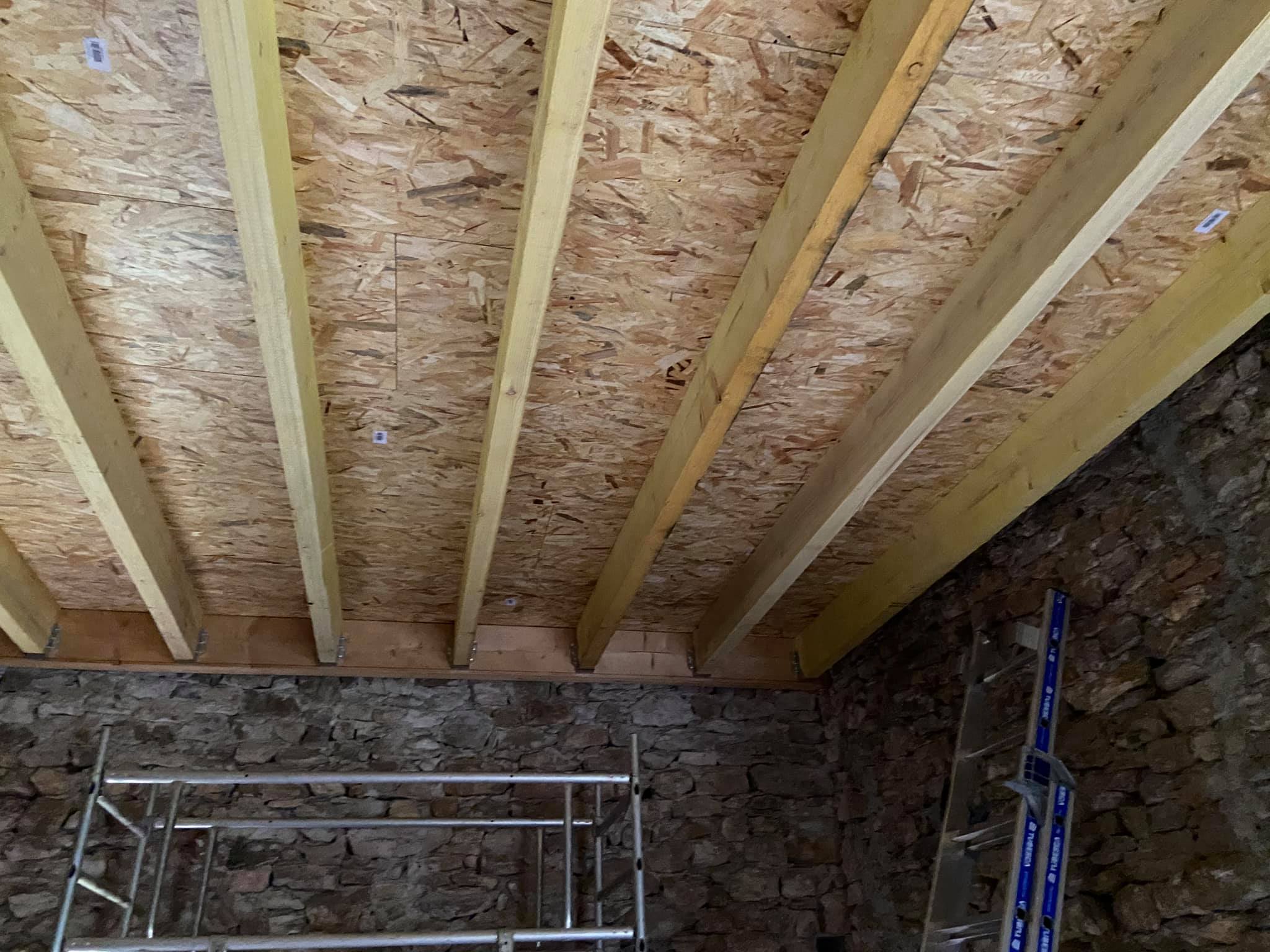 Réalisation et pose de solivage à Lalinde